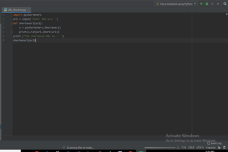 Shortner Using Python Devpost