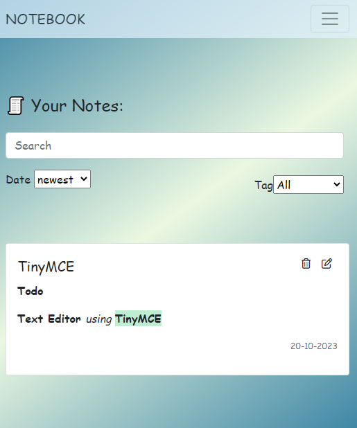 Use TinyMCE Devpost