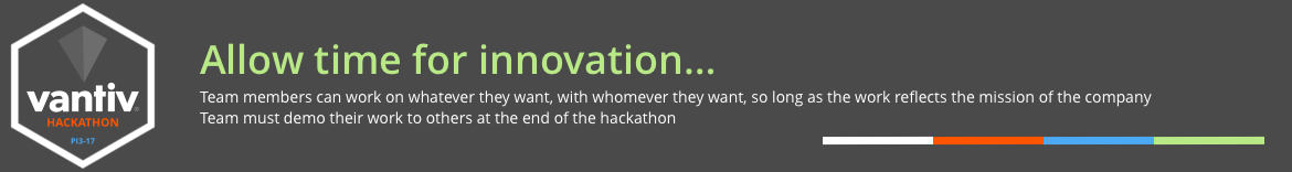 Vantiv Hack Days - Fall 2017: Let the fun begin! - Devpost