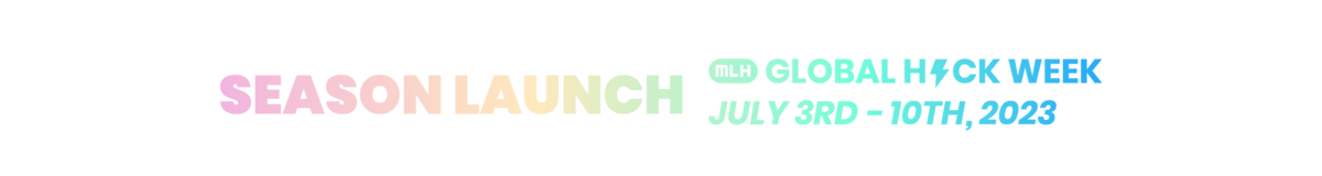 Global Hack Week: Launch: Join us to kick off the Major League Hacking 2024 hackathon season ...