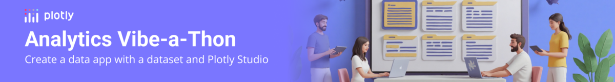 Plotly Analytics Vibe-a-Thon: Create a data app with a dataset and Plotly Studio - Devpost