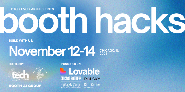BoothHacks: Booth’s first-ever hackathon. An opportunity to collaborate and brainstorm, design ...