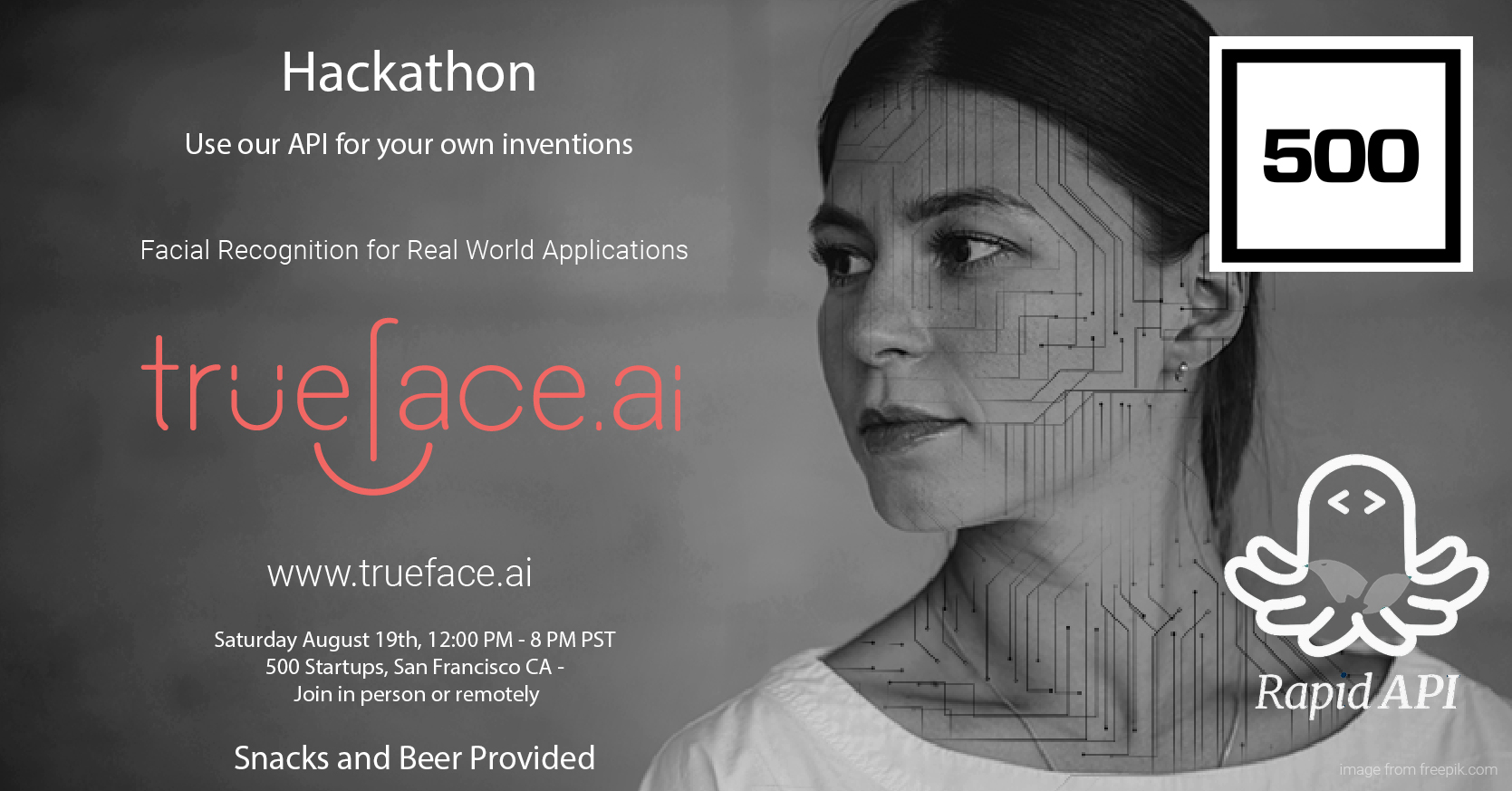 TrueFace.Ai Facial Recognition Hackathon: Open to all developers, designers, and enthusiasts ...