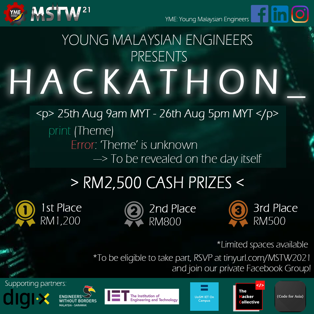 YME Hackathon 2021: In YME, we empower Malaysian youths in the fields ...