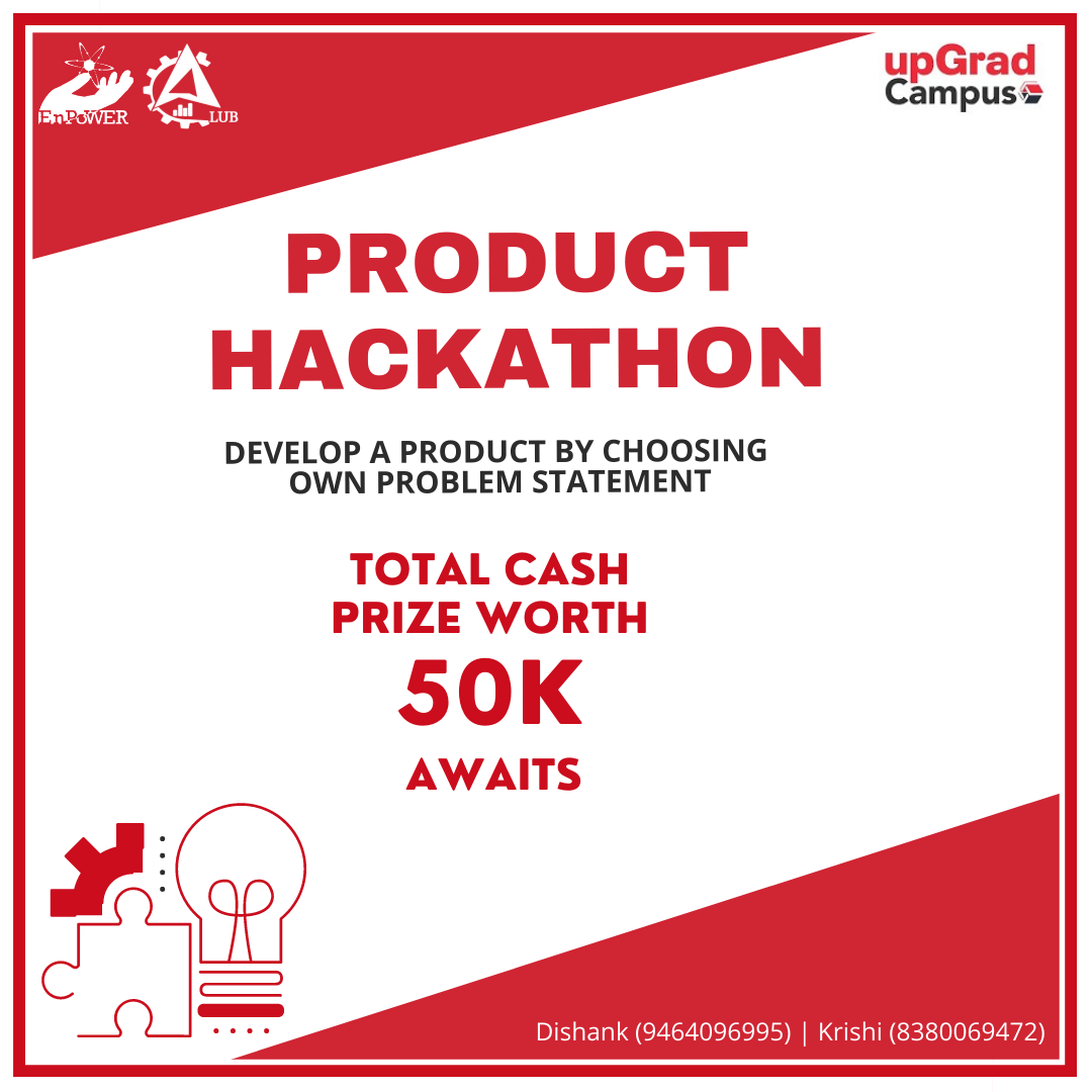 IIT Bombay UpGrad Campus Product Hackathon: A Hackathon like never before: Ideate, Build and ...