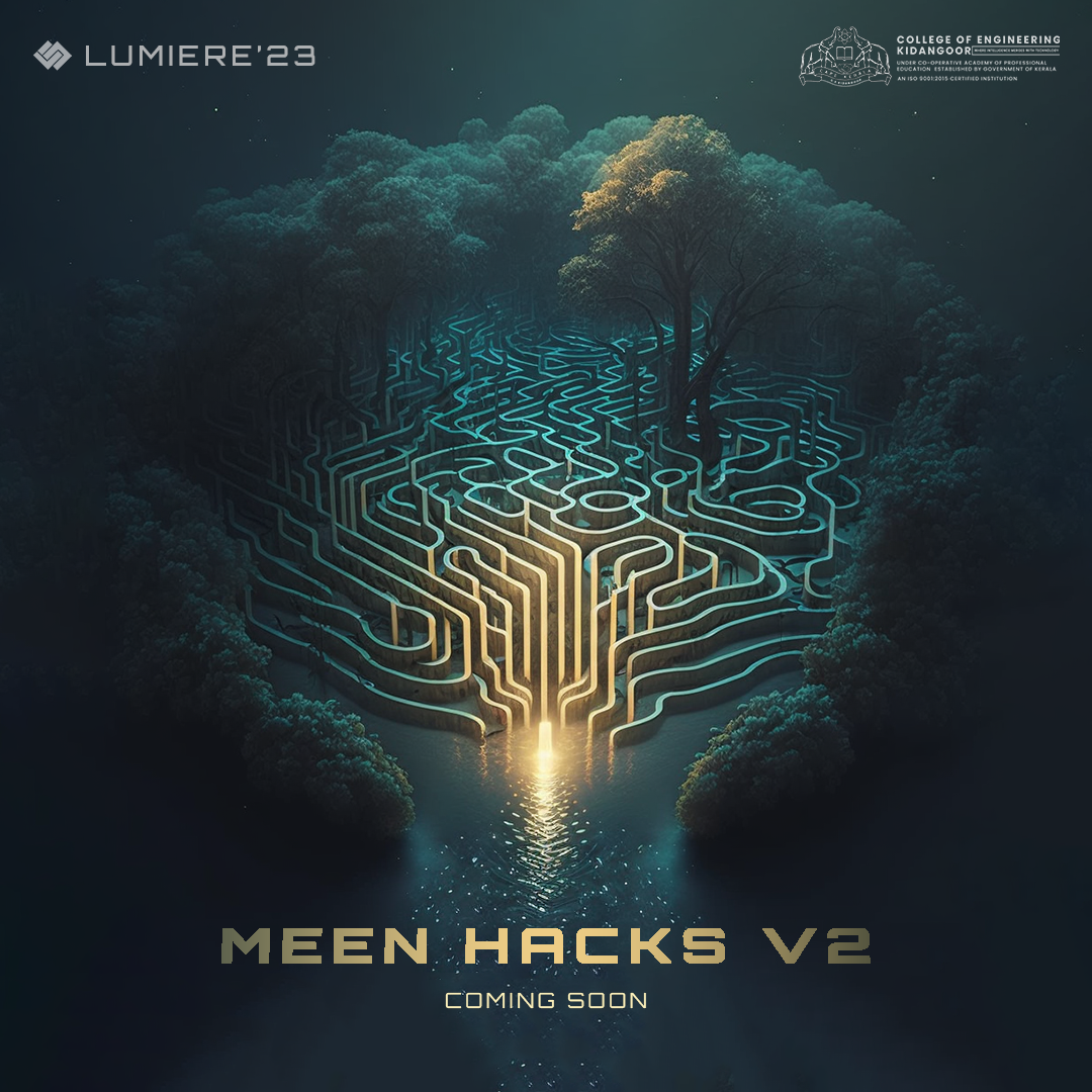 MeenHacks v2: Meenachil Hacks -Annual Hackathon Hosted By College of Engineering Kidangoor ...