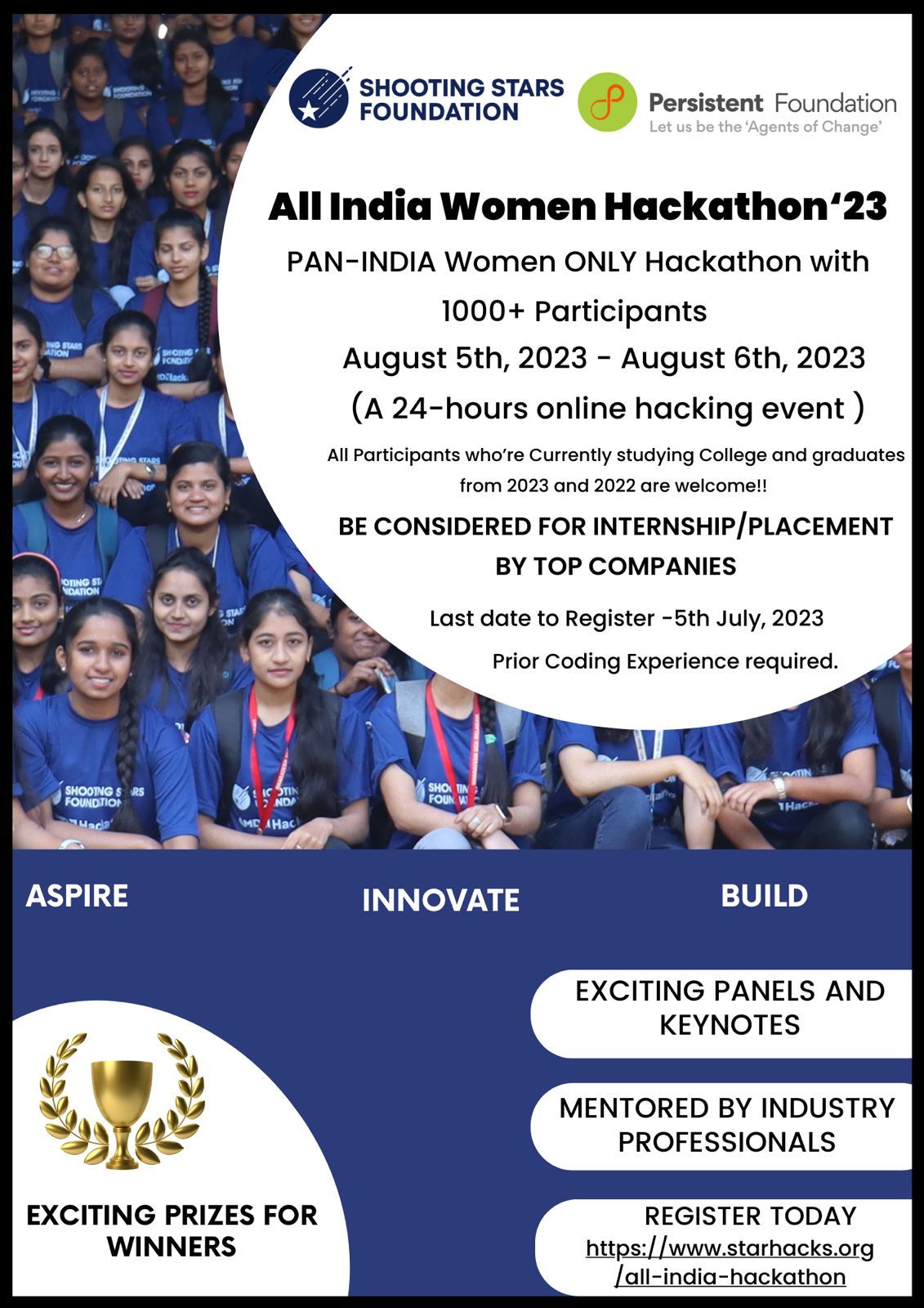 All India Women ONLY Hackathon'23: Let's create the better future ...