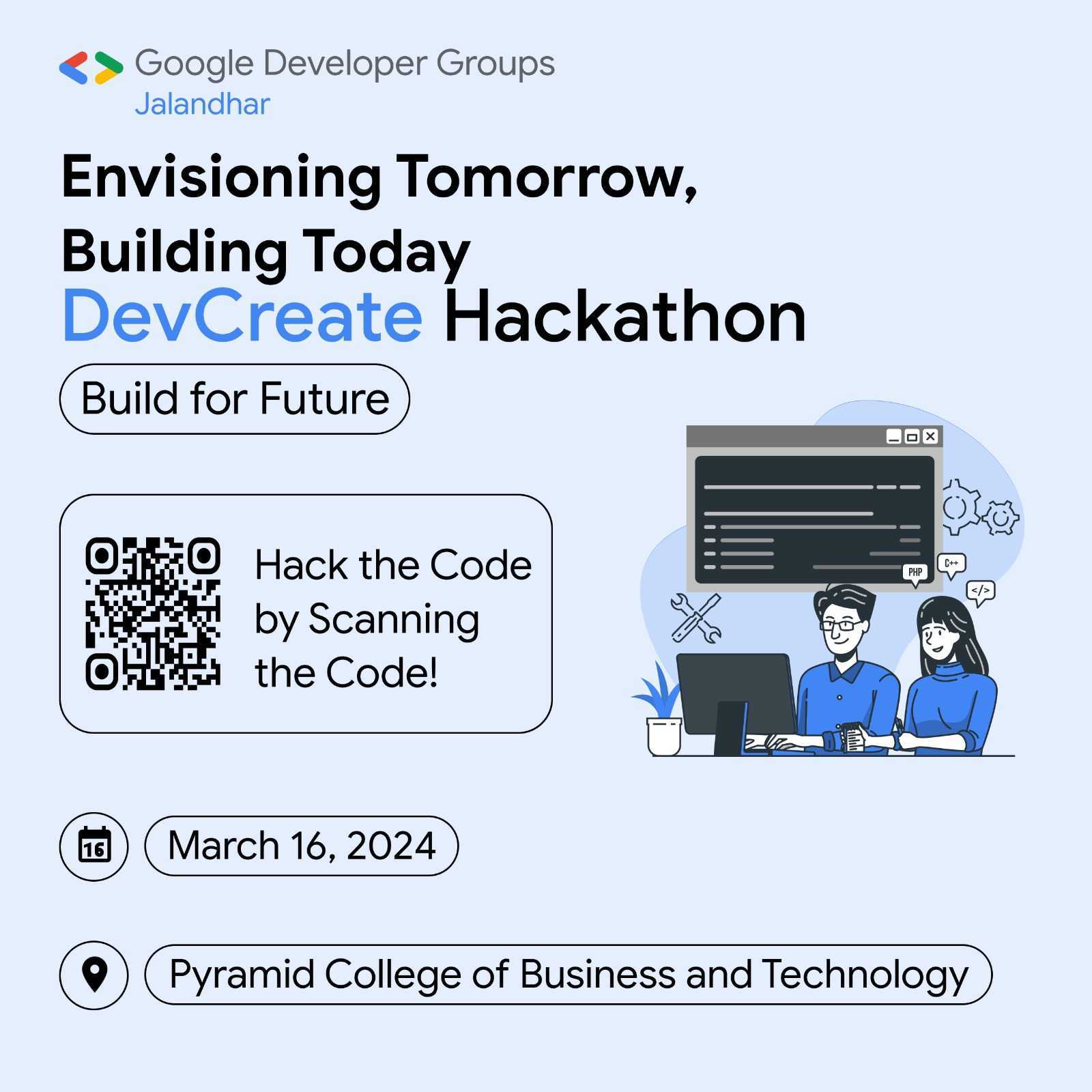 DevCreate Hackathon: Build For Future: Envisioning Tomorrow, Building Today - Devpost