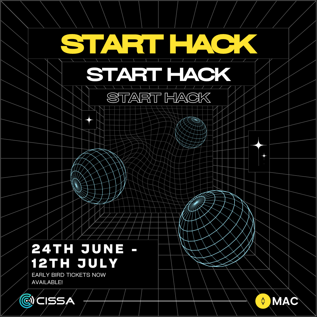 CISSA x MAC StartHack 2024: Build your dream start-up with us! Design, collaborate and pitch ...