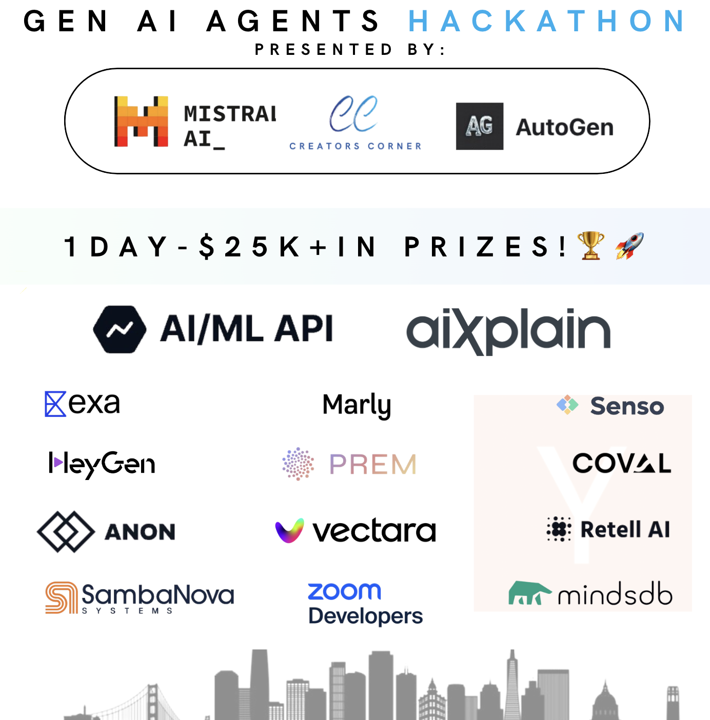 Vertical Specific AI Agents Hackathon: multi-agent systems that use creative gen ai applications ...