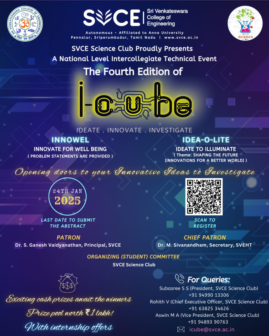 The Fourth Edition of iCUBE(iCUBE 4.0): NOTE: Use the website provided to view the problem ...