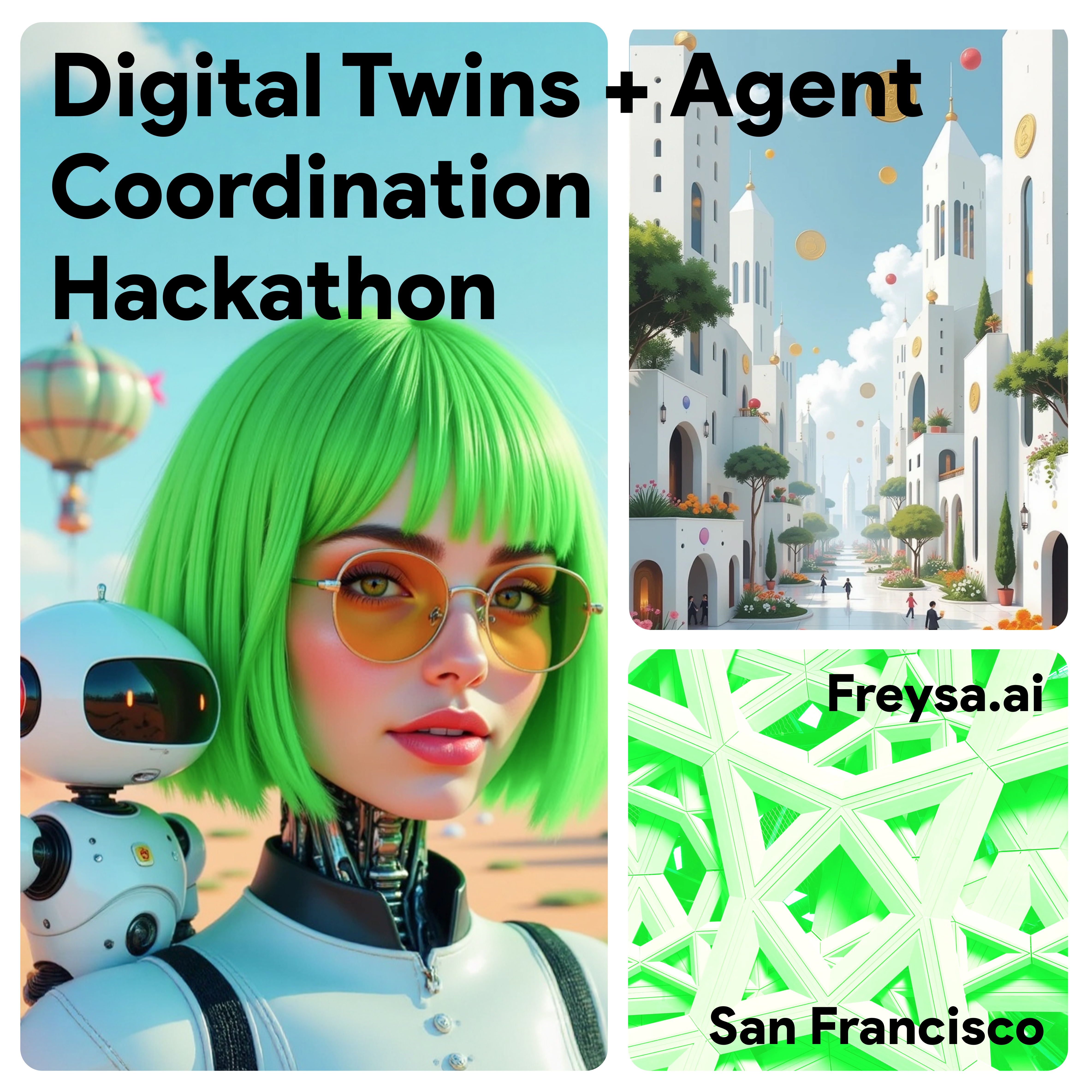 Digital Twins + Agent Coordination Hackathon: Hackers are invited to explore how AI agents can ...