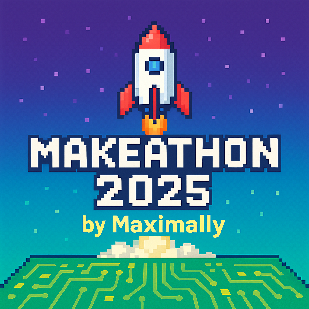 Maximally Startup Makeathon: 7-day hackathon to build MVPs, solve real-world problems & pitch at ...