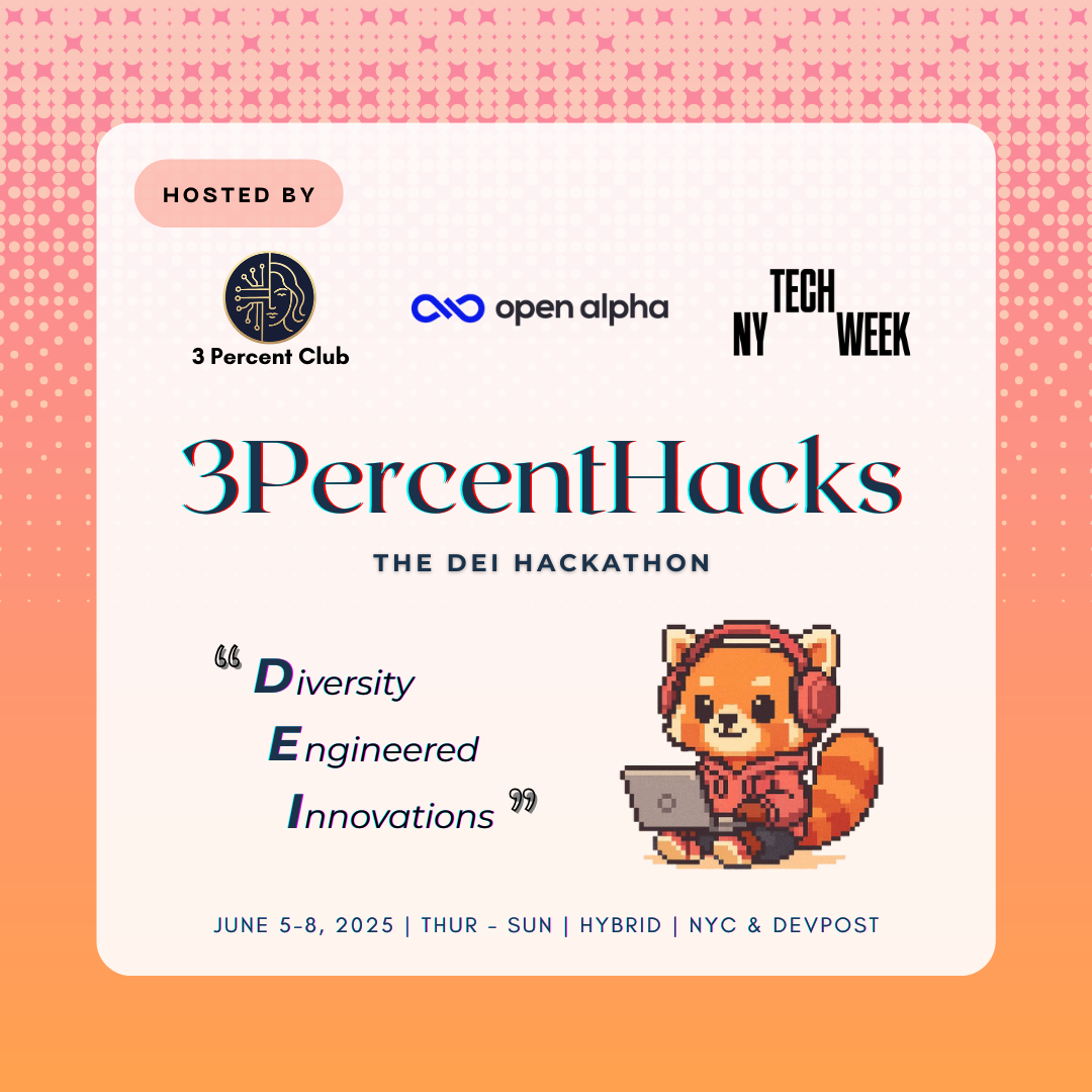3Percent Hacks - Building with Web3 and AI: The DEI Hackathon - Designing Engineering Innovation ...