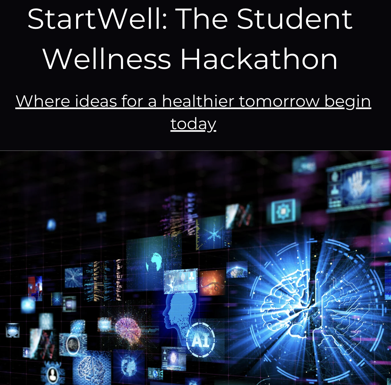 StartWell: The Student Wellness Hackathon: Where ideas for a healthier tomorrow begin today ...