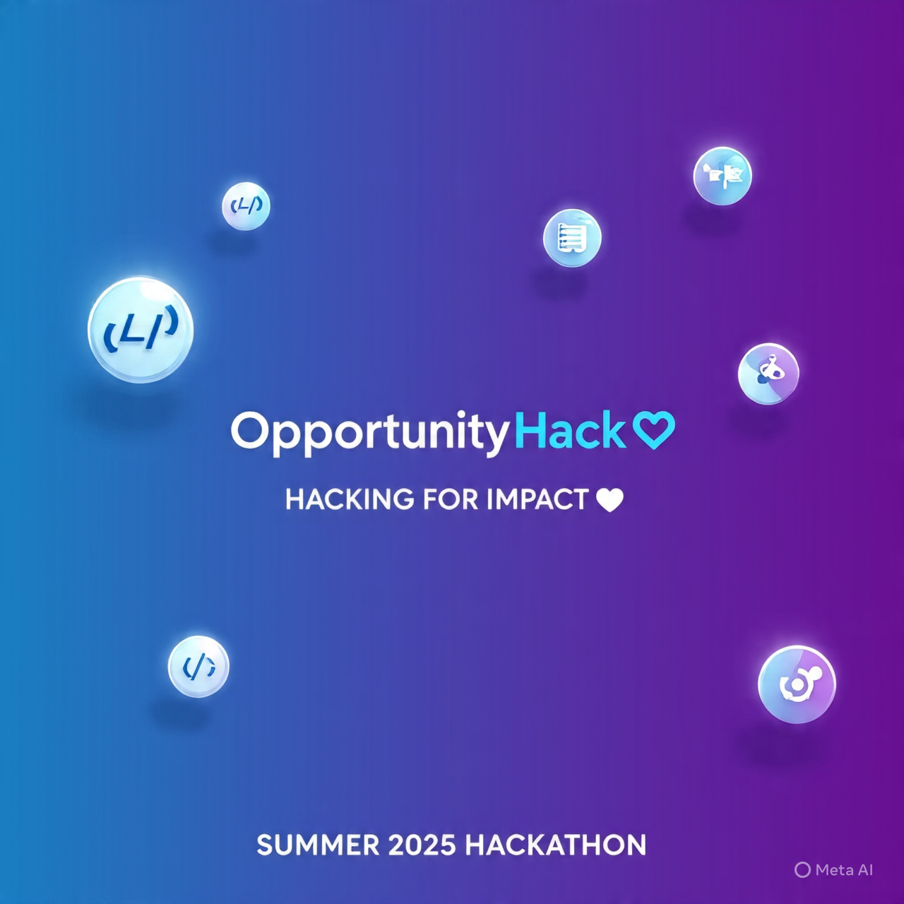 Opportunity Hack Summer 2025 - Volunteer Internship Hackathon: Code for good, build for impact ...