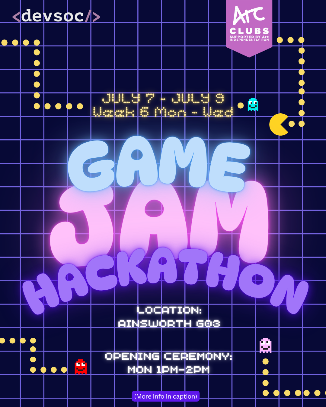 DevSoc Game Jam Hackathon: Get ready to build and create :) - Devpost