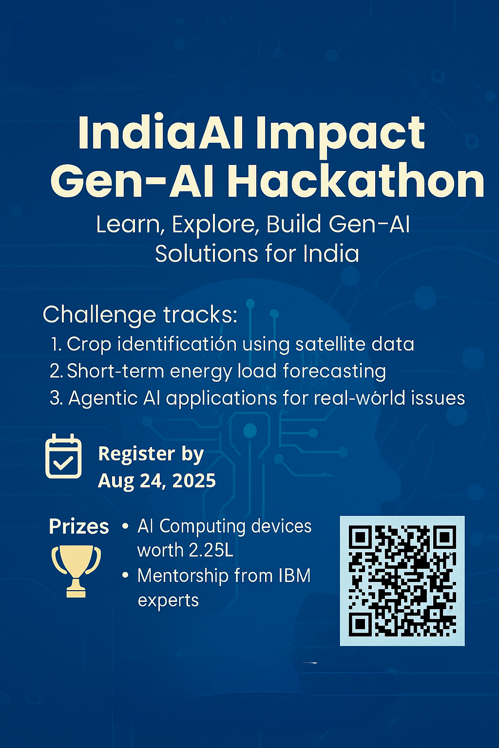 IndiaAI Impact Gen-AI Hackathon: Learn, explore, build Gen-AI Solutions for India - Devpost