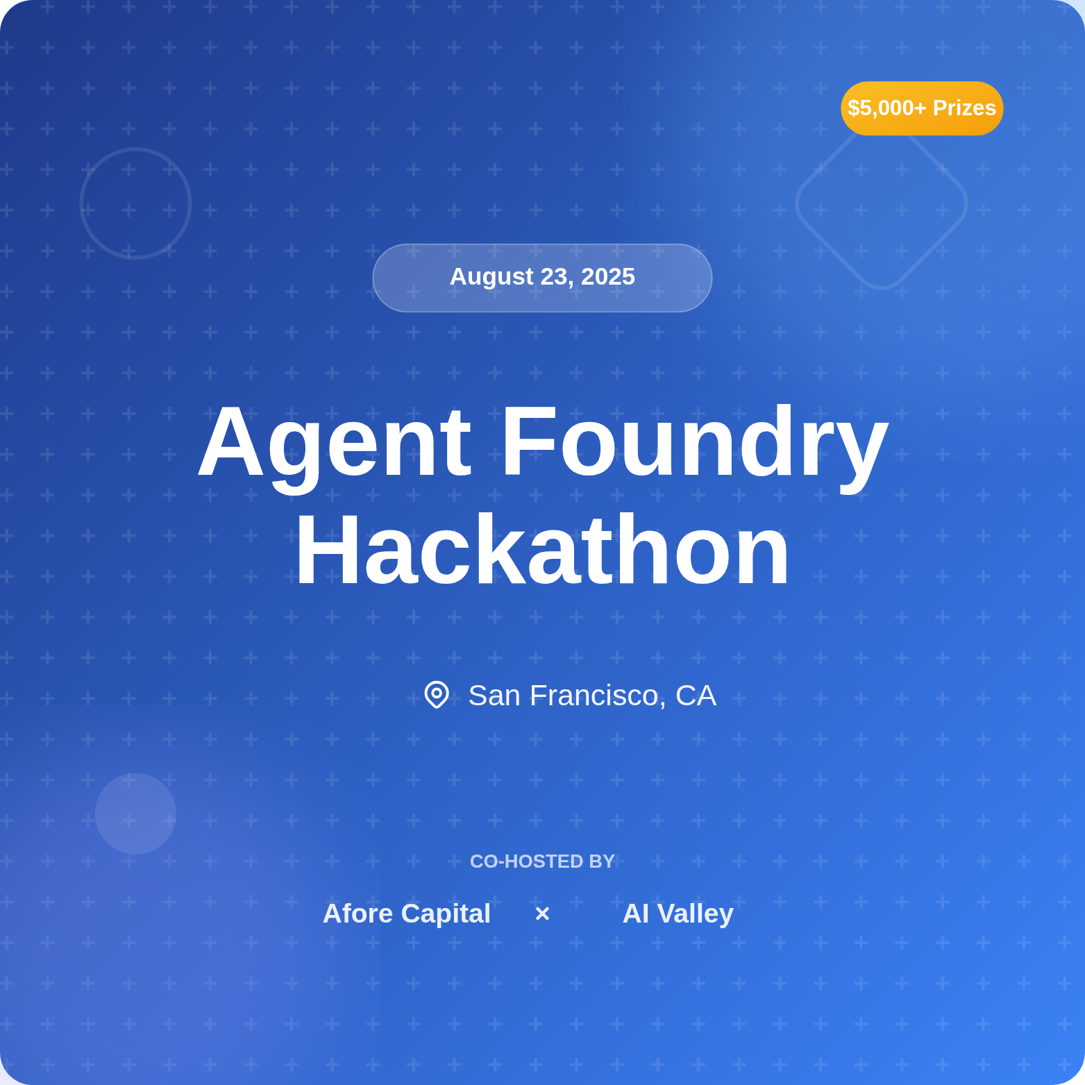 Afore x AI Valley: Agent Foundry: Building the Future with AI Agents and MCP - Devpost