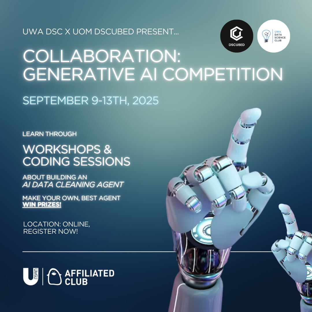 GenAI Competition - UoM DSCubed x UWA DSC: Build a data cleaning agent! - Devpost