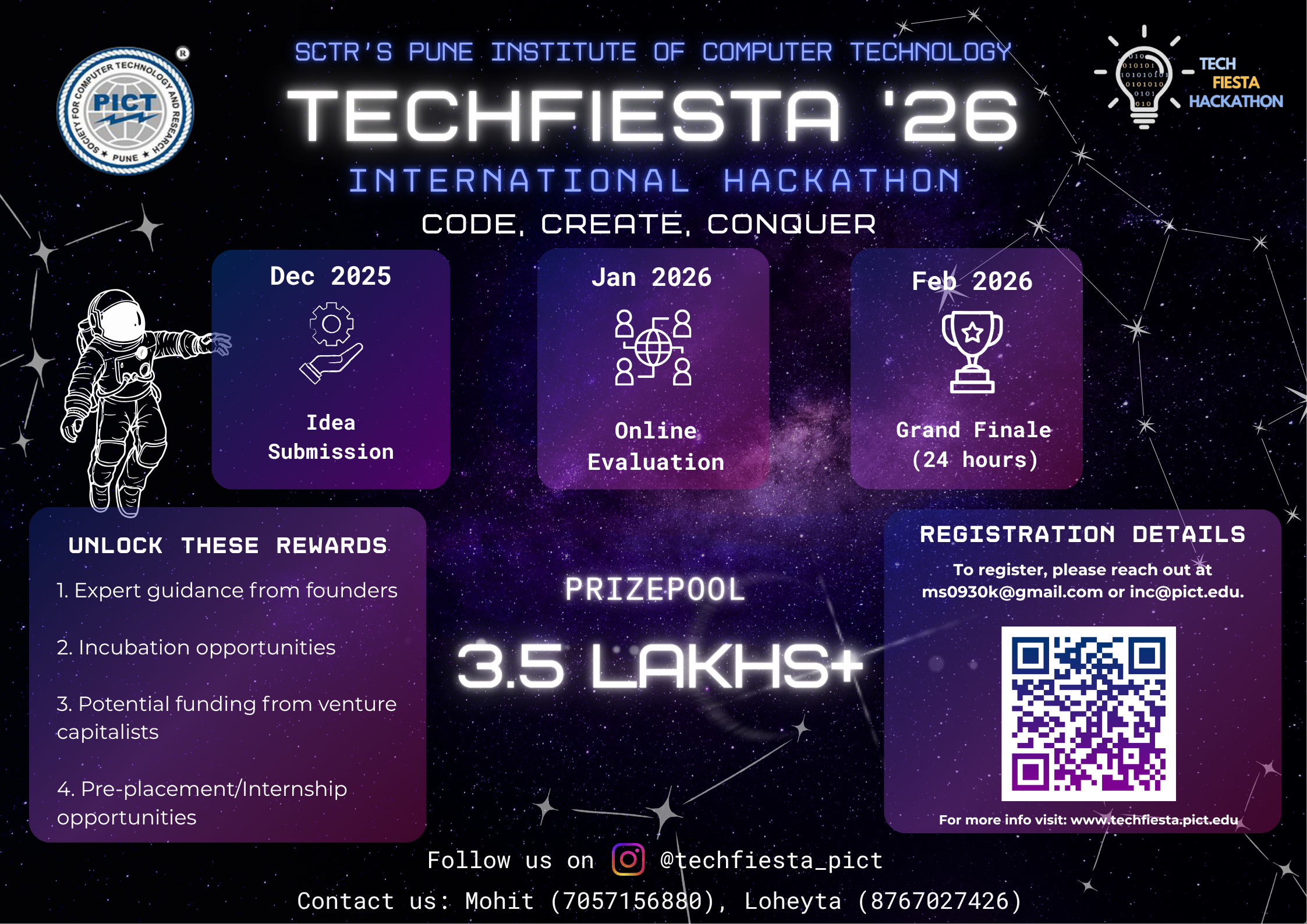 TechFiesta 2026: Code. Create. Conquer. - Devpost