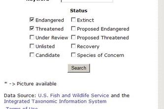Threatened & Endangered Species Field Guide | Devpost