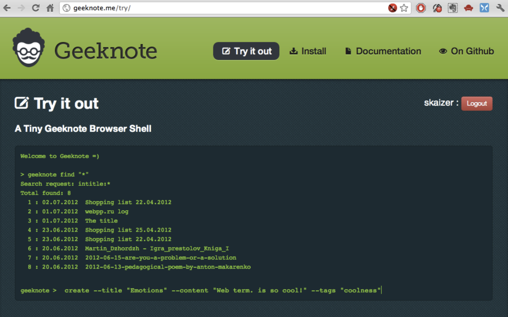 Geeknote A Command Line Client For Evernote Devpost geeknote-a-command-line-client-for-evernote-devpost