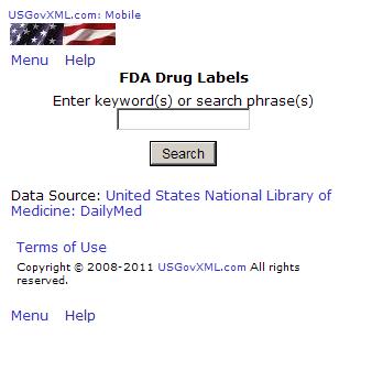 FDA Drug Labels | Devpost