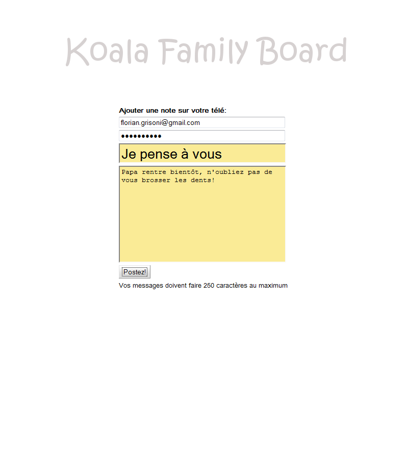 Koala Family Board | Devpost