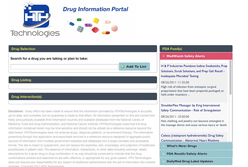 Drug Information Portal | Devpost