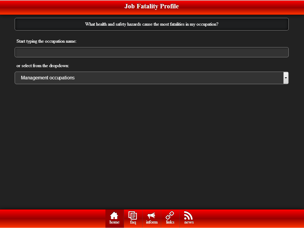 Job Fatality Profile | Devpost