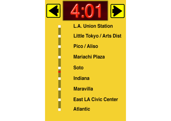 Boyle Heights Metro Gold Line Train Tracker App | Devpost