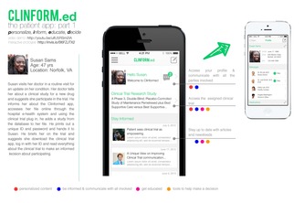 CLINFORM.ed - Be informed, aware & educated about clinical trials | Devpost