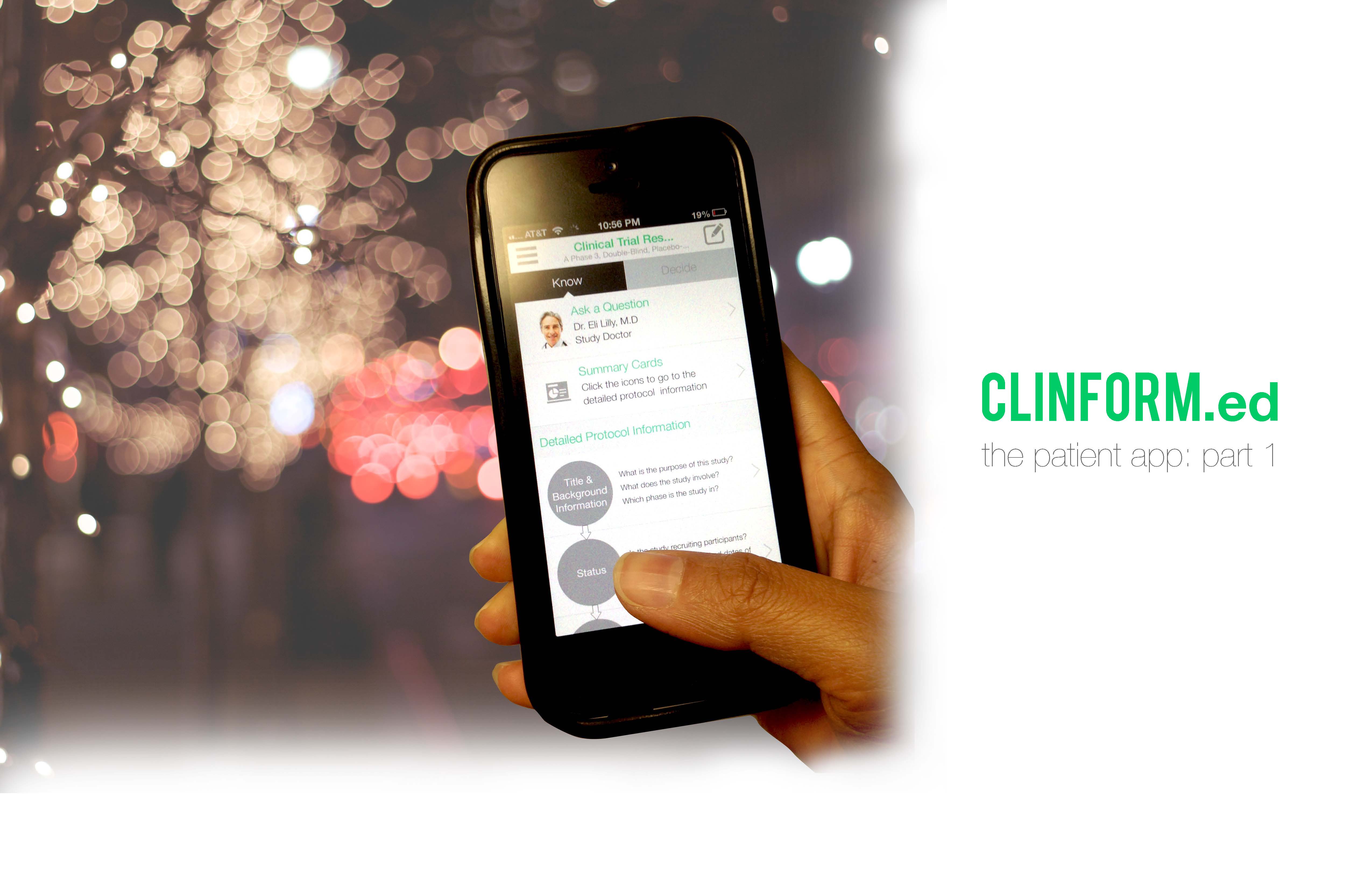 CLINFORM.ed - Be informed, aware & educated about clinical trials | Devpost