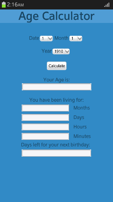 Age Calculator | Devpost