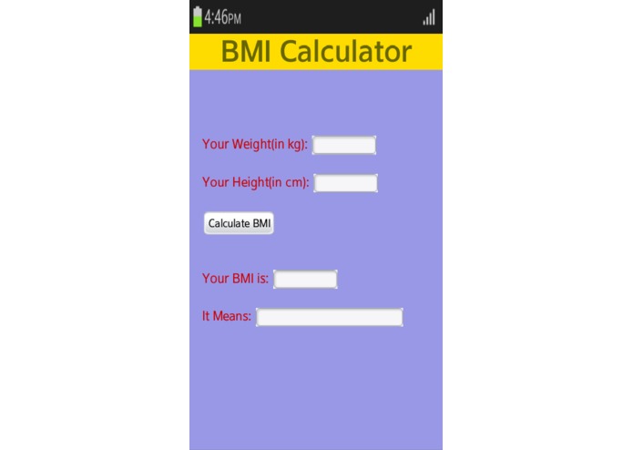 BMI Calculator | Devpost