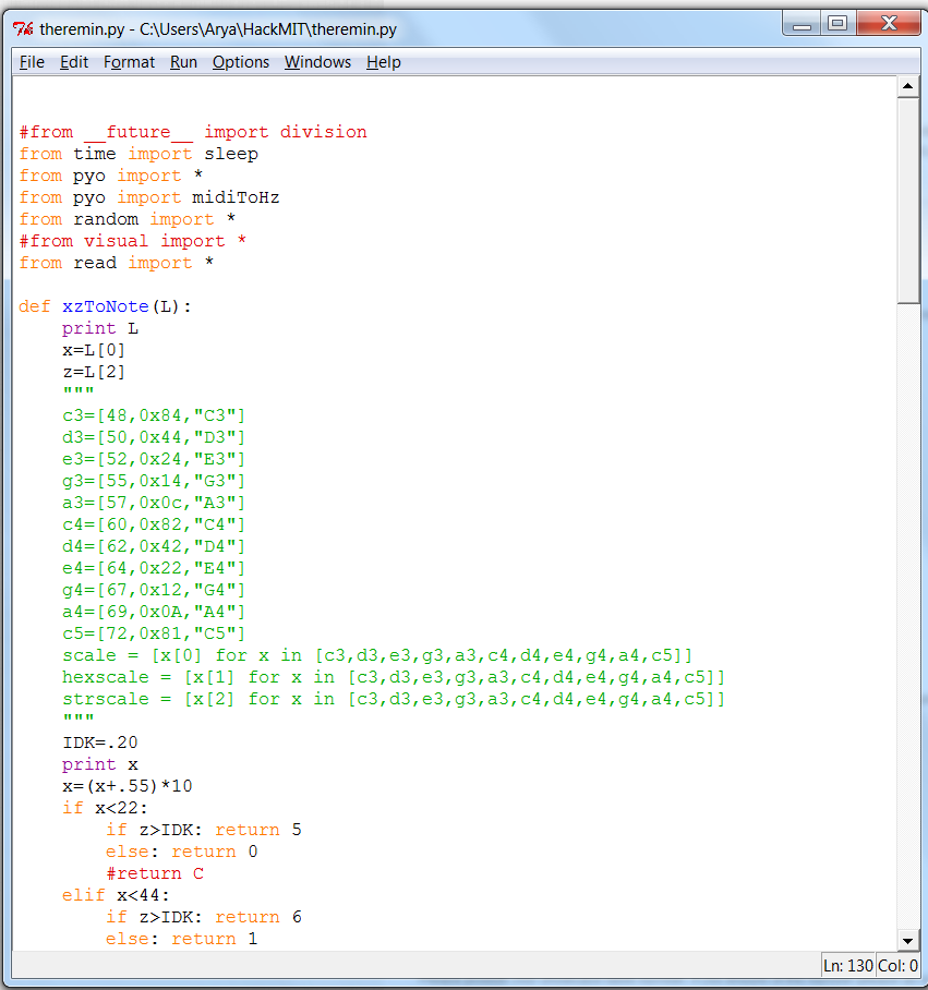 Lenovo Touchpad 3D Theremin | Devpost