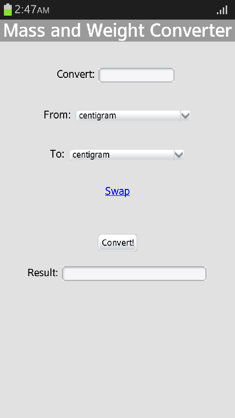 Mass and Weight Converter | Devpost