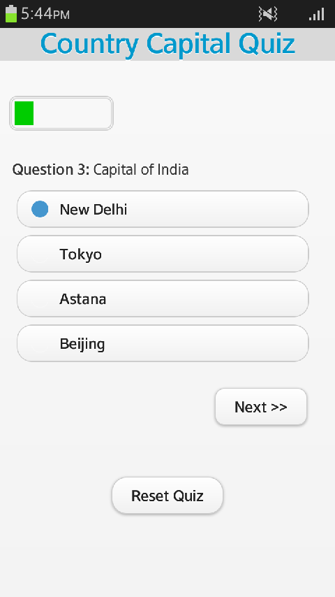 Country Capital Quiz | Devpost