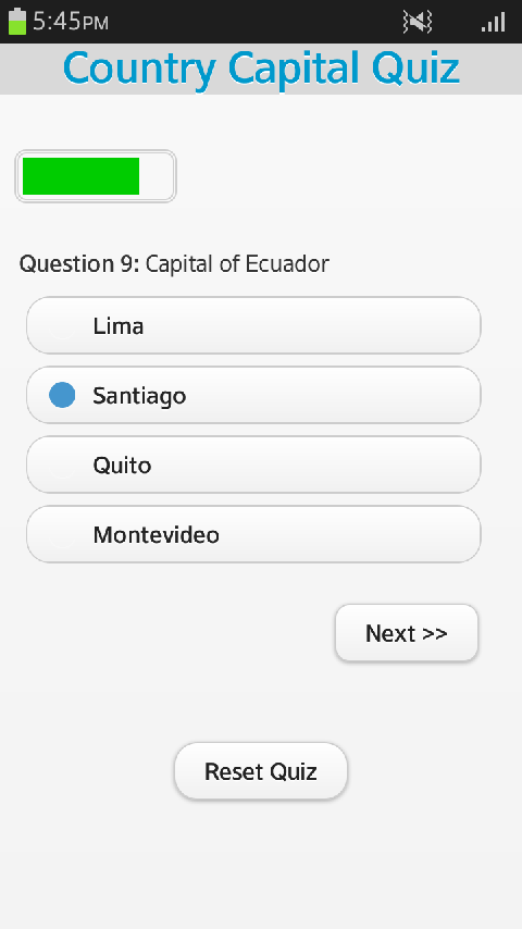 Country Capital Quiz | Devpost