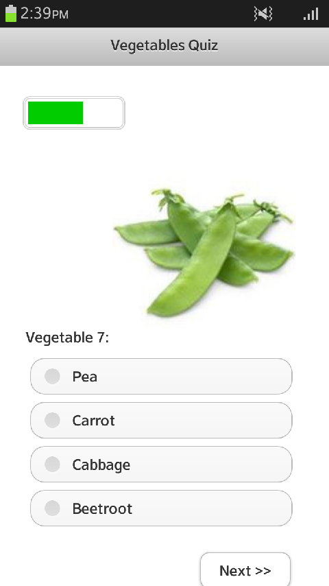 Vegetable Quiz | Devpost