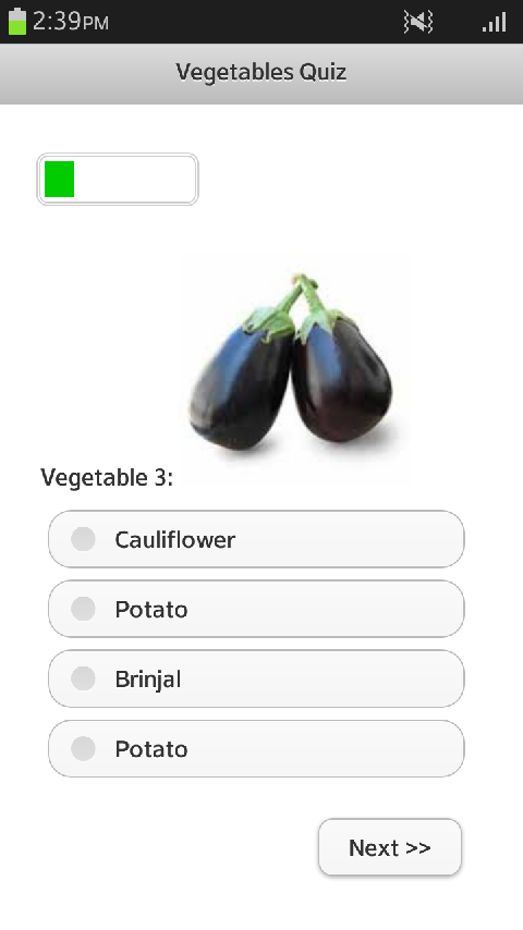 Vegetable Quiz | Devpost