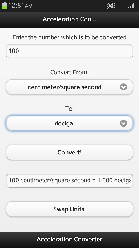 Acceleration Converter | Devpost