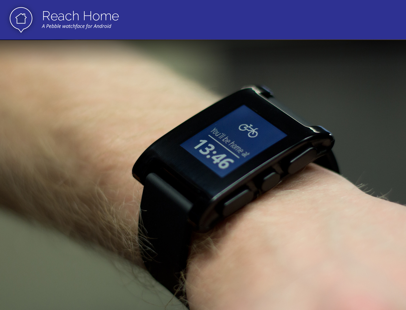 Reach Home (Pebble Smart Watchface) | Devpost