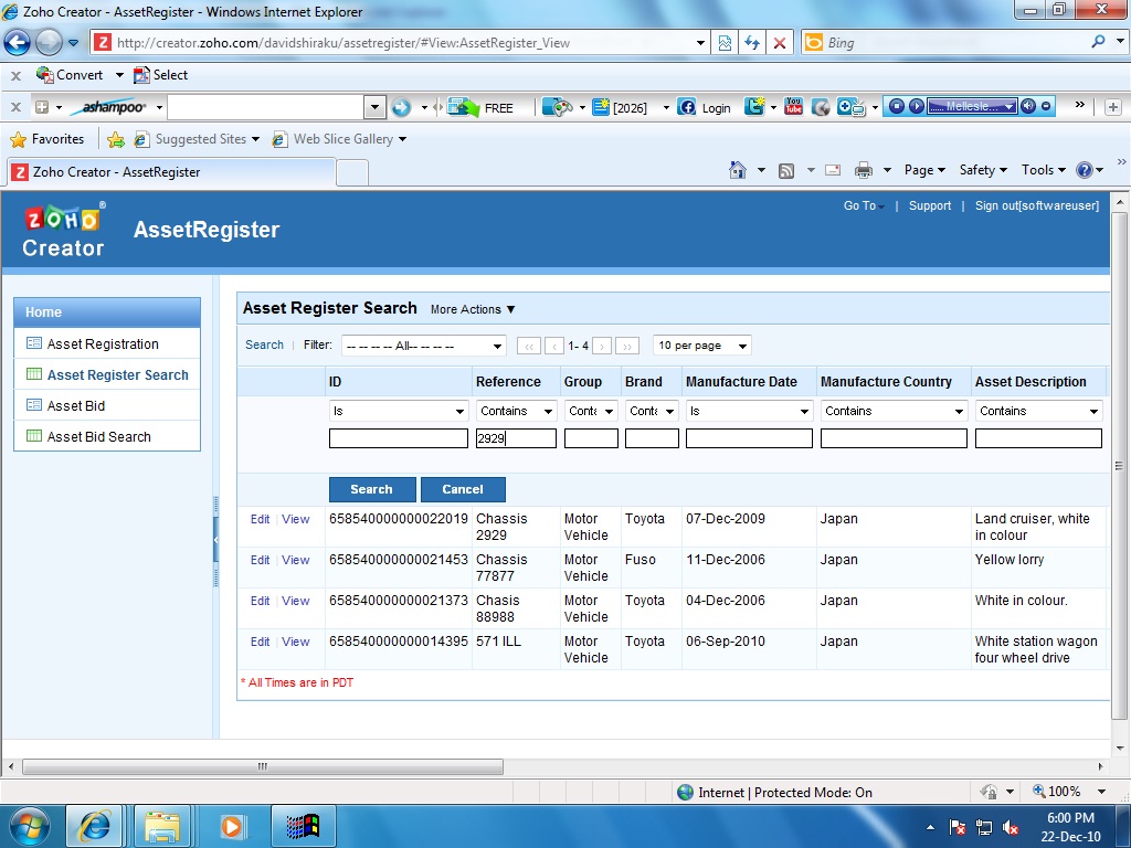 Donation Asset Register | Devpost