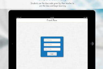 Front Row Classroom | Devpost