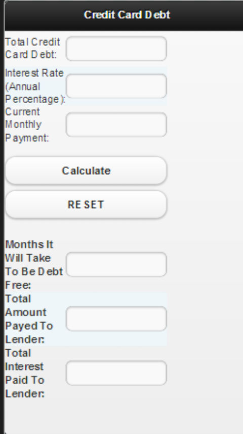 Credit Card Debt | Devpost