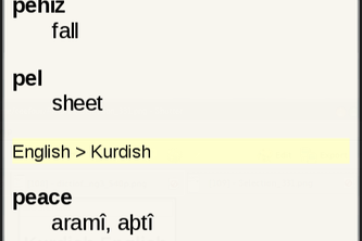 Kurdish English Dictionary | Devpost