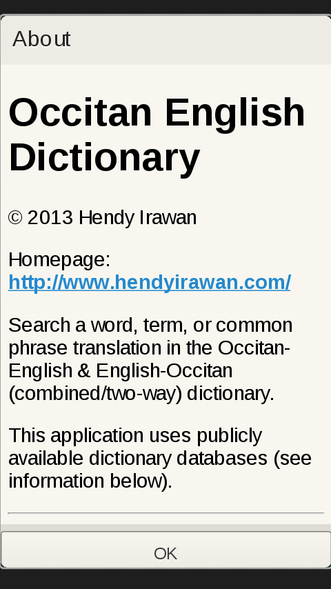 Occitan English Dictionary | Devpost