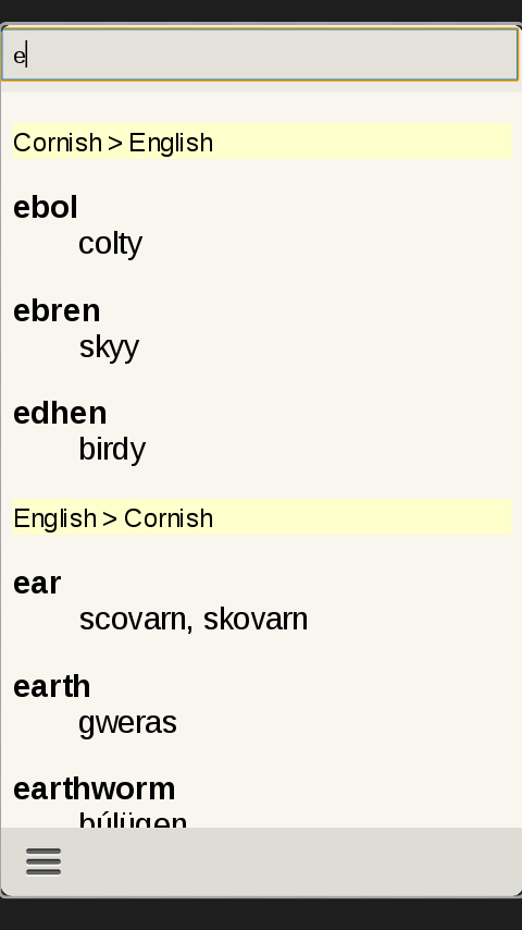 Cornish English Dictionary | Devpost